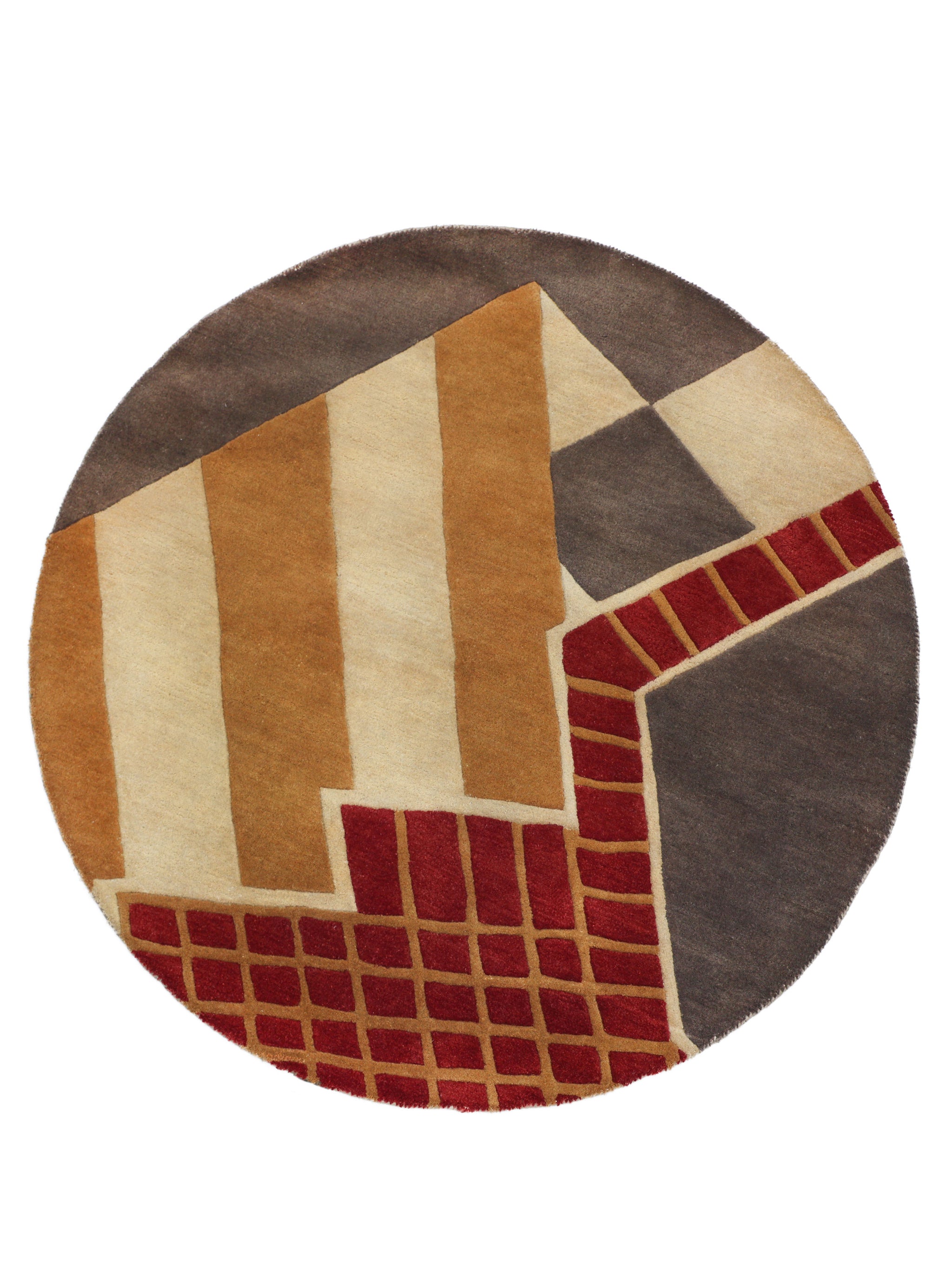 URBAN TOUCH MOOD | 4'0 FT ROUND | MODERN RUGS | MULTI COLOR